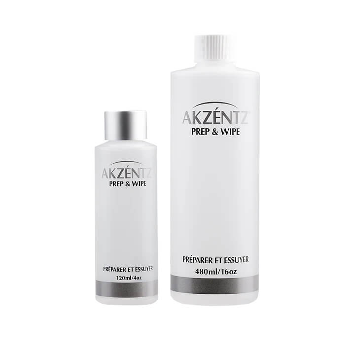 Akzentz Prep & Wipe, Cleansing Solution